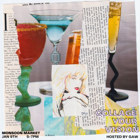 Vision Board Collage Night | Monsoon Market